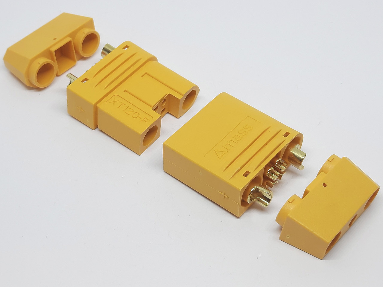 Силовий роз'єм живлення Amass XT120(2+4) пара штекер+гніздо (XT120H-M ...