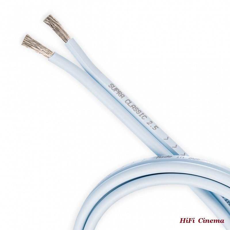 Акустичний кабель Supra CLASSIC 2x2.5 Blue B200 луджена безкиснева мідь ...