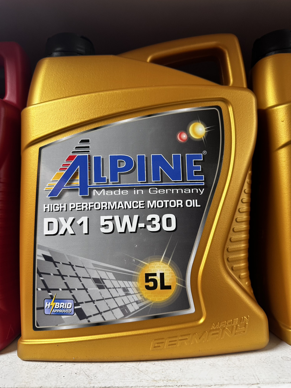 ALPINE 5W-30 DX1 API SN-RC•ILSAC GF-5•Honda, Hyundai, Kia, Mazda, GM ...