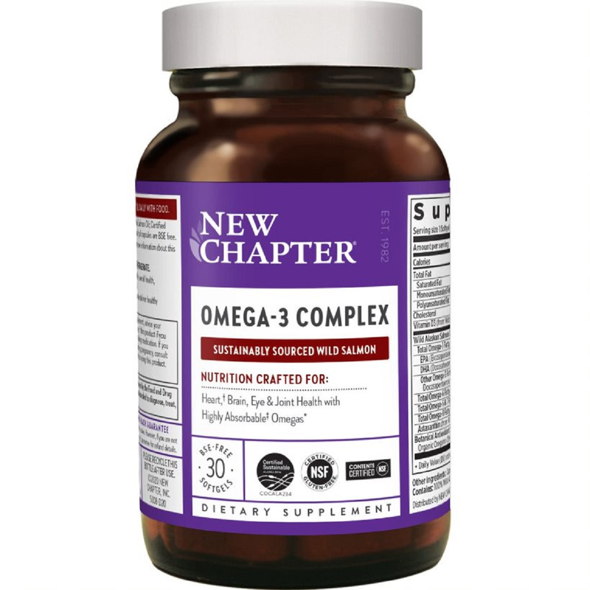 Омега 3 Комплекс Omega 3 Complex New Chapter 30 Капсул 731 ₴ — Купити ...