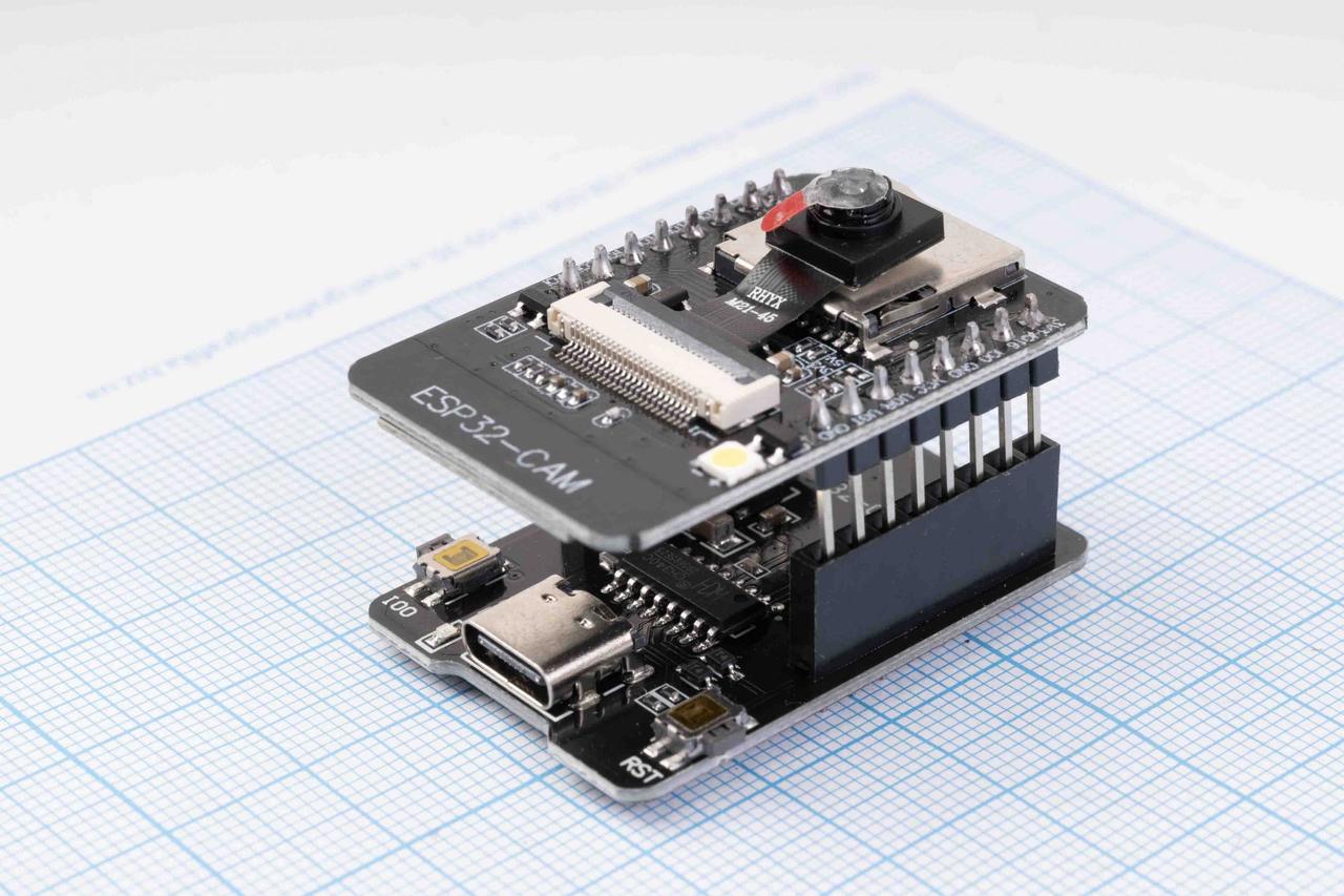 Модуль ESP32-CAM (8M x 8bits) с камерой, WiFi/Bluetooth, AI-Thinker HW ...