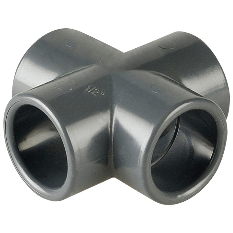 Хрестовина ПВХ Hidroten 1001250, 90°, d125 мм от интернет магазина ...