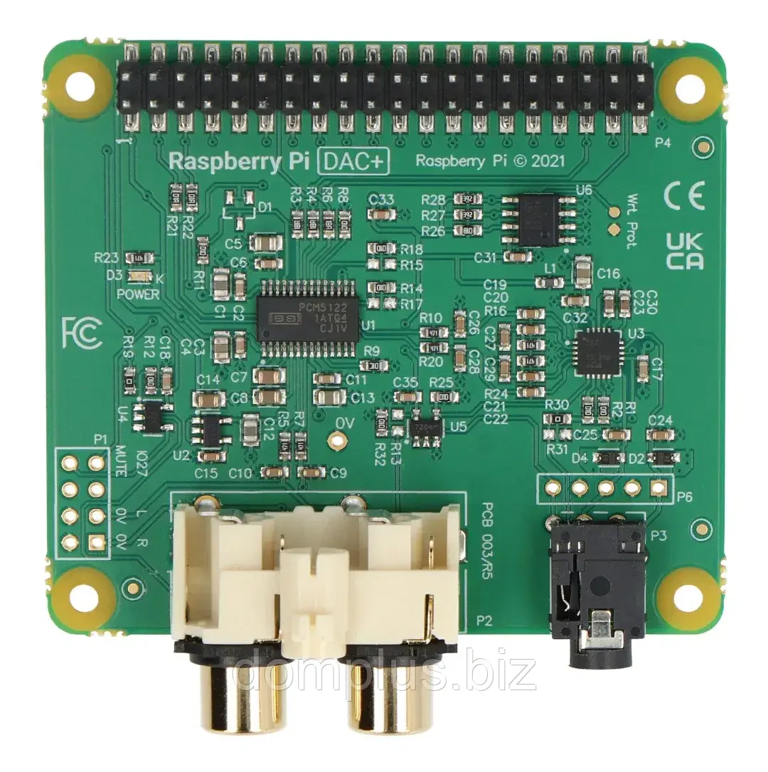 IQaudIO DAC+ - звуковая карта для Raspberry Pi 4B/3B+/3B, цена: 1755 ₴, купить на Prom.ua