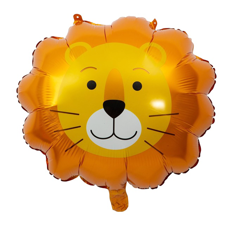 Купить Фольгована кулька голова Лева 52х49см ( 20") для украшения дня рождения и других ...
