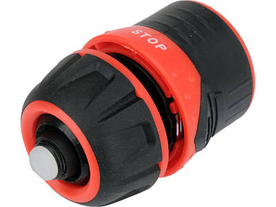 Муфта швидкоз'єднувальна з "STOP" функцією YATO для водяних шлангів Ø ...