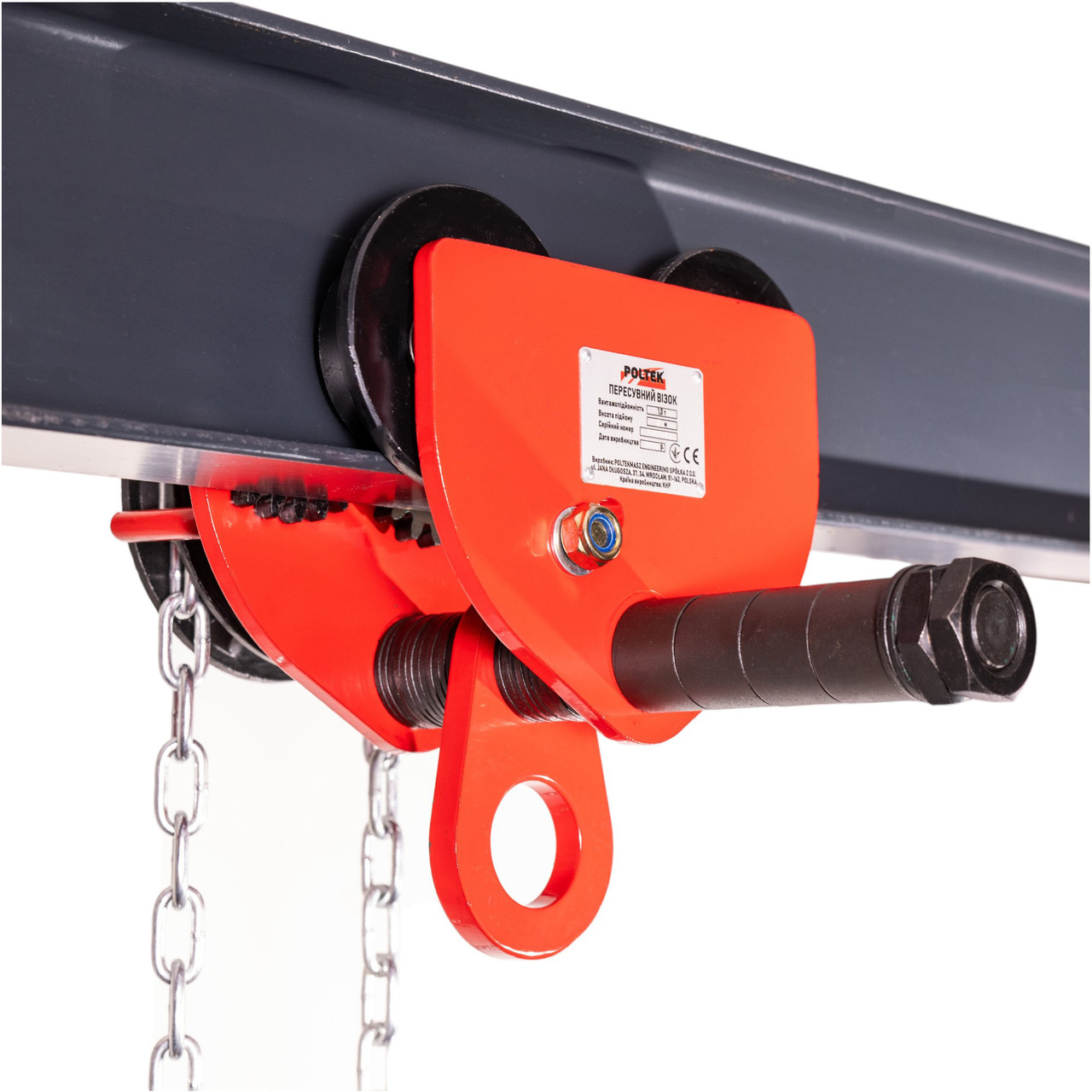 Тележка грузовая передвижная POLTEK 3 т, 6 м, цена: 6347 ₴, купить на ...