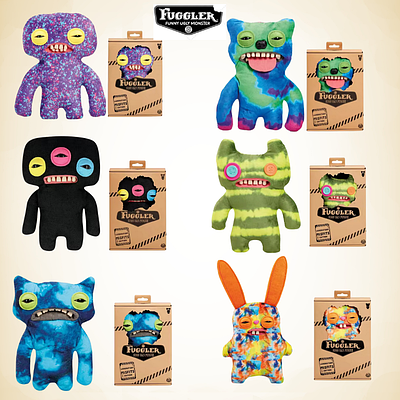 М'яка іграшка Fuggler 22 см B4 у коробці колекційна модель із забавним ...