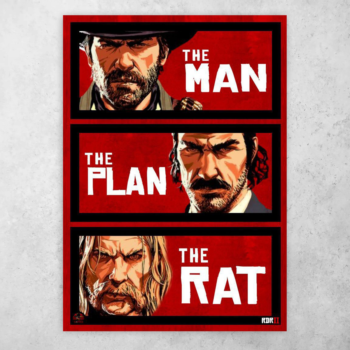 Плакат постер "Red Dead Redemption 2 / RDR2" №36 купити в Україні ...