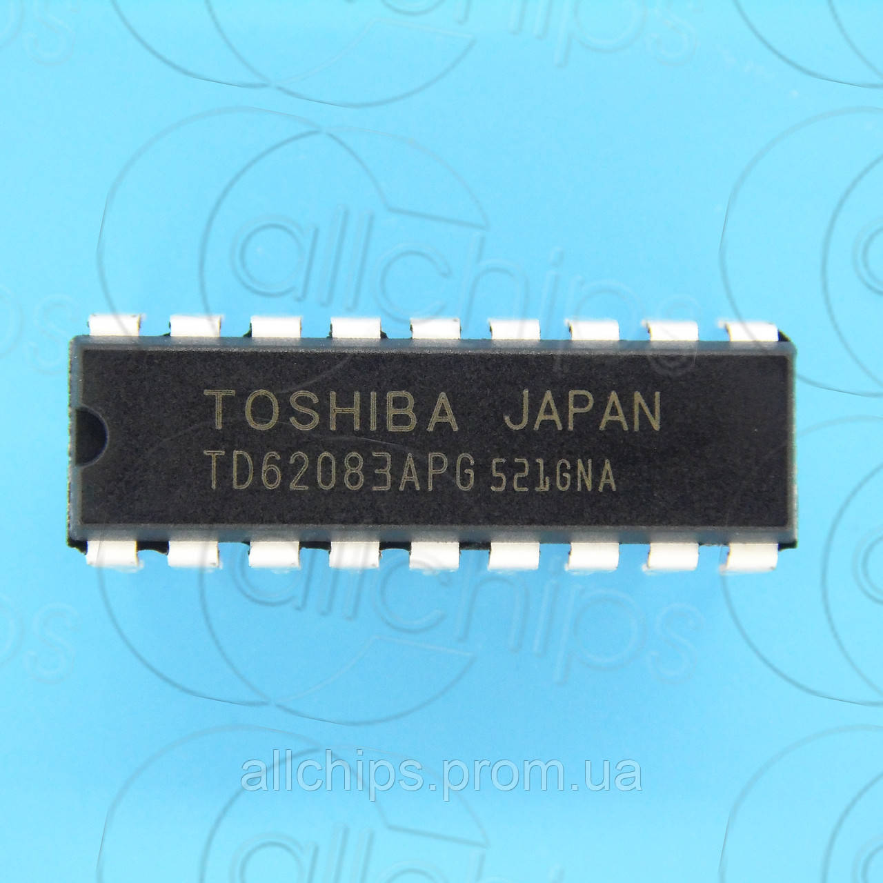 Транзистор Драрлингтона 8-каналів 50В 500мА Toshiba TD62083AP DIP18 ...