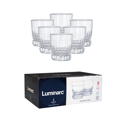 Luminarc N1287 набір склянок для віскі Imperator 6шт 300мл, ціна: 306 ...