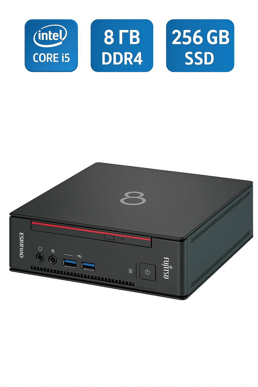 Неттоп Fujitsu Esprimo Q958 Mini USFF/ Core i5-8500T/ 8 GB RAM/ 256 GB ...
