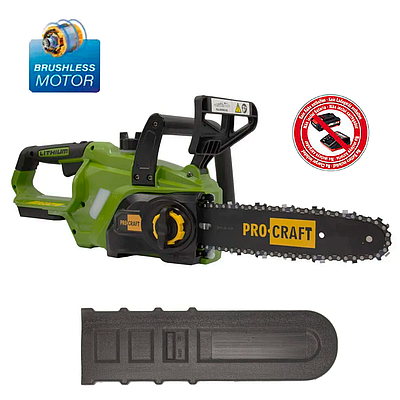 Акумуляторна безщіткова мініпила ланцюгова Procraft PKA44 + 1 АКБ 20 В, Компактний сучкоріз для ...