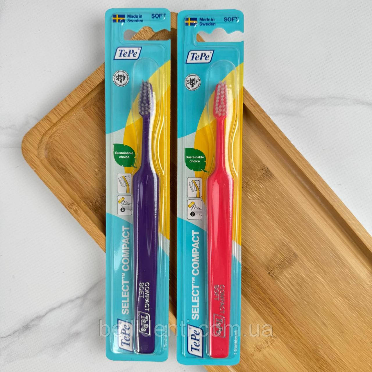 Зубна щітка TePe Select Compact Soft, 1 шт: продаж, ціна у Львові. Зубні щітки від "Belli Denti ...