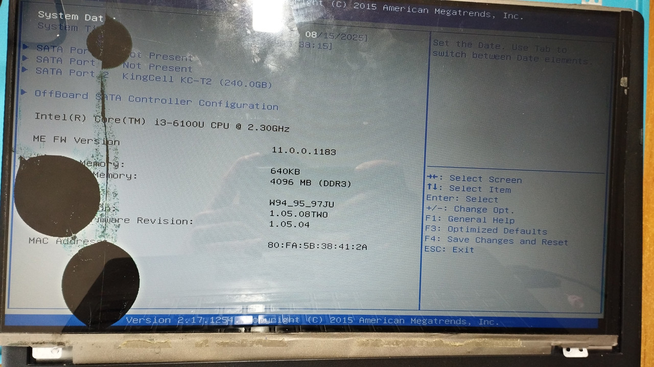 Материнська плата CLEVO W950JU, Terra Mobile 1513S 1513A 6-71-W94J0-D02B (I3-6100U, UMA, 2XDDR3L ...