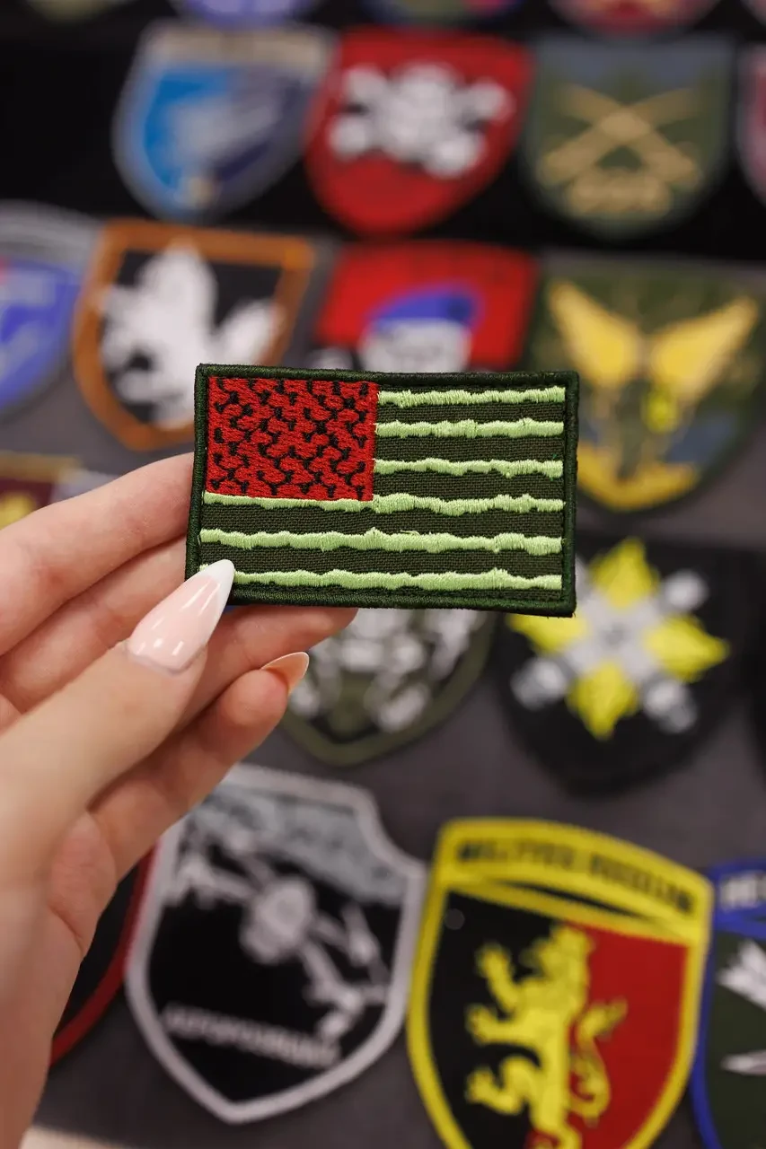 Шеврон прапор США Херсонський Кавун прапор Америки Херсон вишитий патч ...