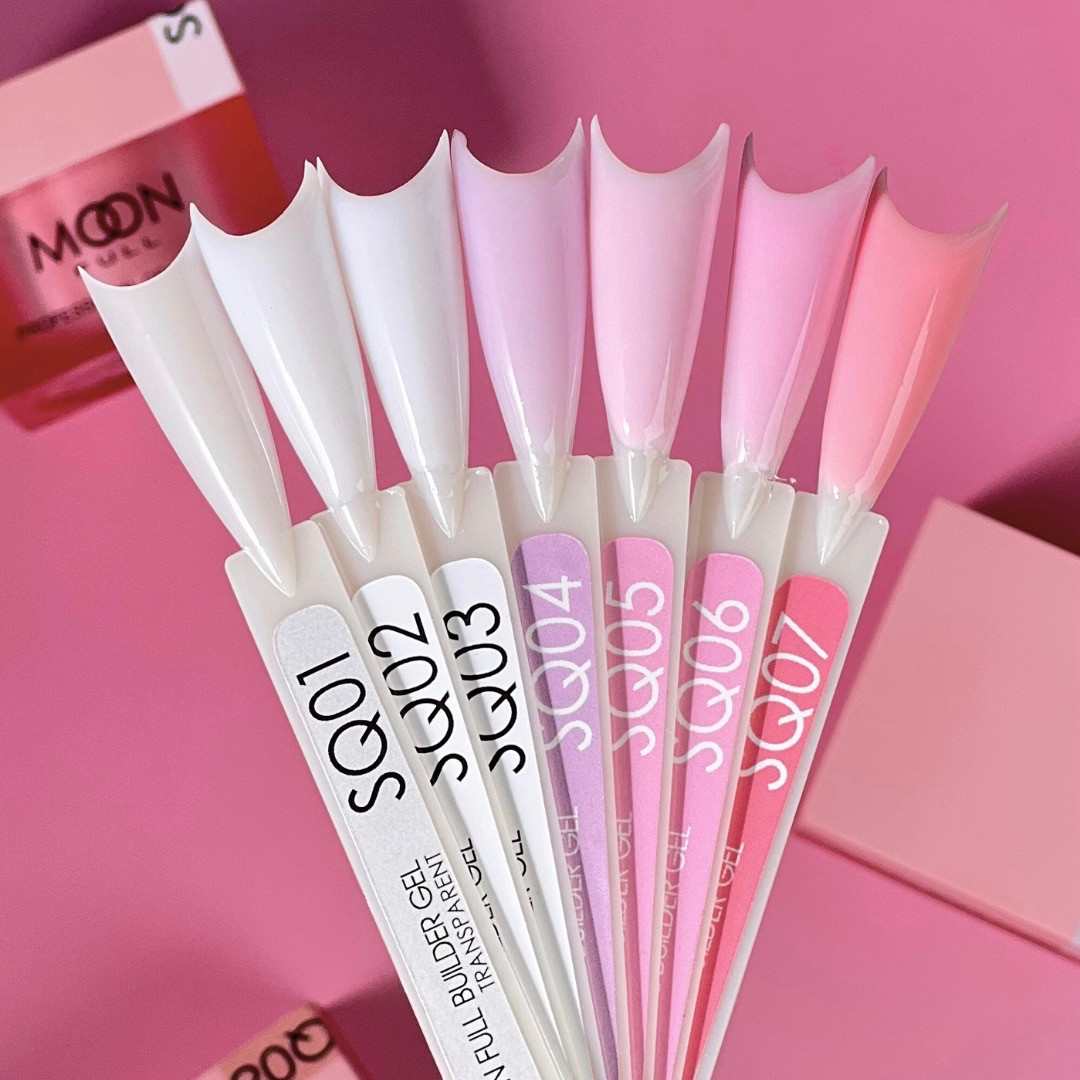 Гель для наращивания моделирующий Moon Full Builder Gel SQ (Палитра): продажа, цена в Харькове ...