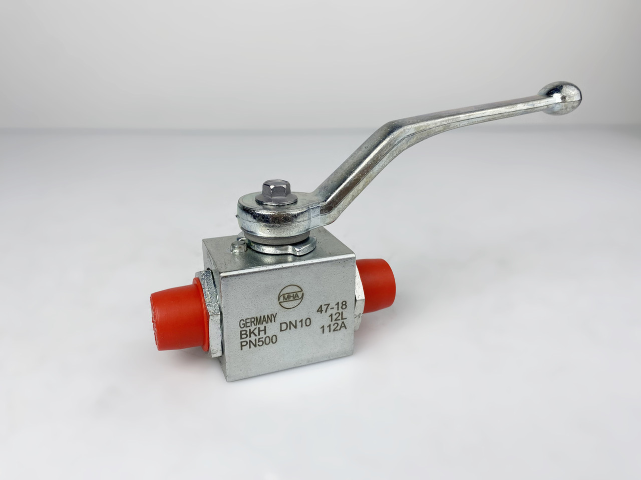 Кран BKH-DN10-12L-112A-Zn гідравлічний кульовий 2-лінійний, Pmax 500 ...