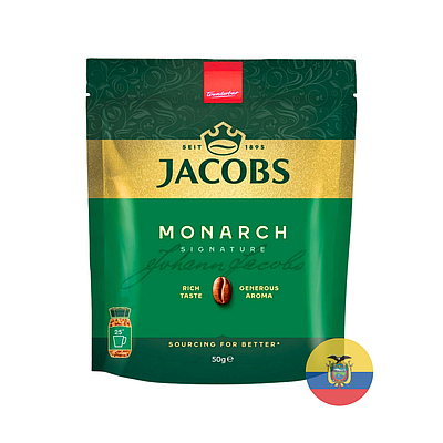 Кава розчинна Jacobs Monarch 1.8 г х 26 стіків Ecuador, ціна: 80 ₴, купити на Prom.ua