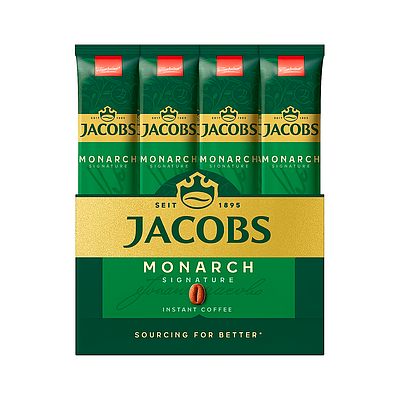 Кава розчинна Jacobs Monarch 1.8 г х 26 стіків Ecuador, ціна: 80 ...