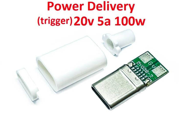 Power Delivery (PD) Trigger тригер 20v 5a 100w + корпус (DY038-2) (A ...