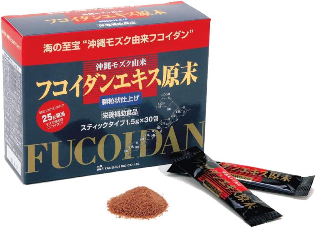 Kanehide Fucoidan Фукоидан, стики 1,5 г х 30 шт на 15–30 дней приема