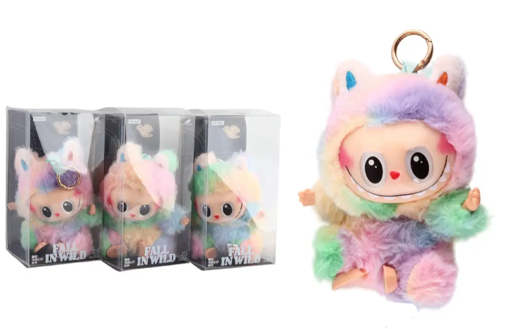 М'яка іграшка LABUBU "New labubu v4 The Monsters Fall in Wild" 13см 4 ...