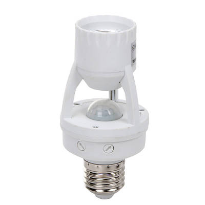 Патрон для ламп с датчиком движения ims37 цоколь e27 подходит для автоматического включения ...