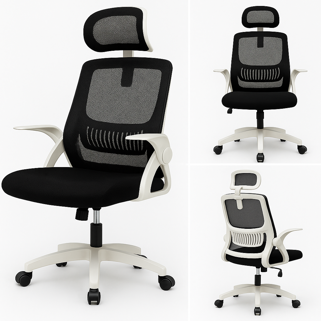 Кресло Diego ErgoFlex сетка бело-черное, цена 2490 ₴: купить на Prom.ua ...
