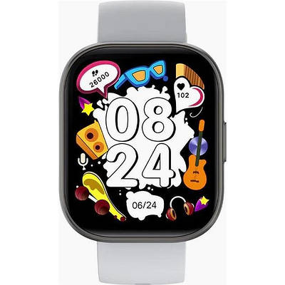 Умные часы Colmi P68 Gold AMOLED с Bluetooth-вызовом, 1.9" экран, мониторинг здоровья, 100 ...