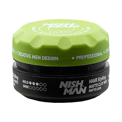 Матова глина для укладання волосся Nishman Matte Clay М2 30мл, ціна ...