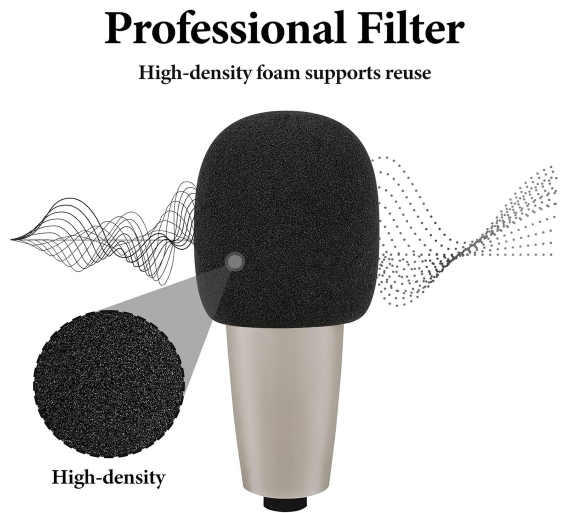 Вітрозахист фільтр для мікрофона Behringer C1 C1U C3 Bigfoot AKG P120 ...