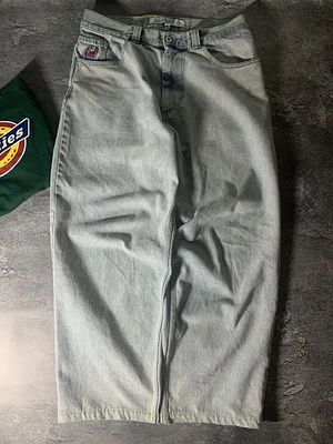 Широкі джинси Polar Big Boy чоловічі штани денім з фірмовою фурнітурою ...