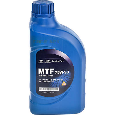 Масло трансмиссионное MOBIS (HYUNDAI, KIA) Gear Oil 75W-90 GL-4 6 л арт ...