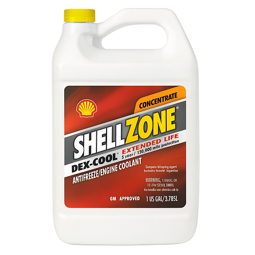 Концентрат антифриза SHELLZONE Dex-Cool красный (-80°C) 3.785л ...