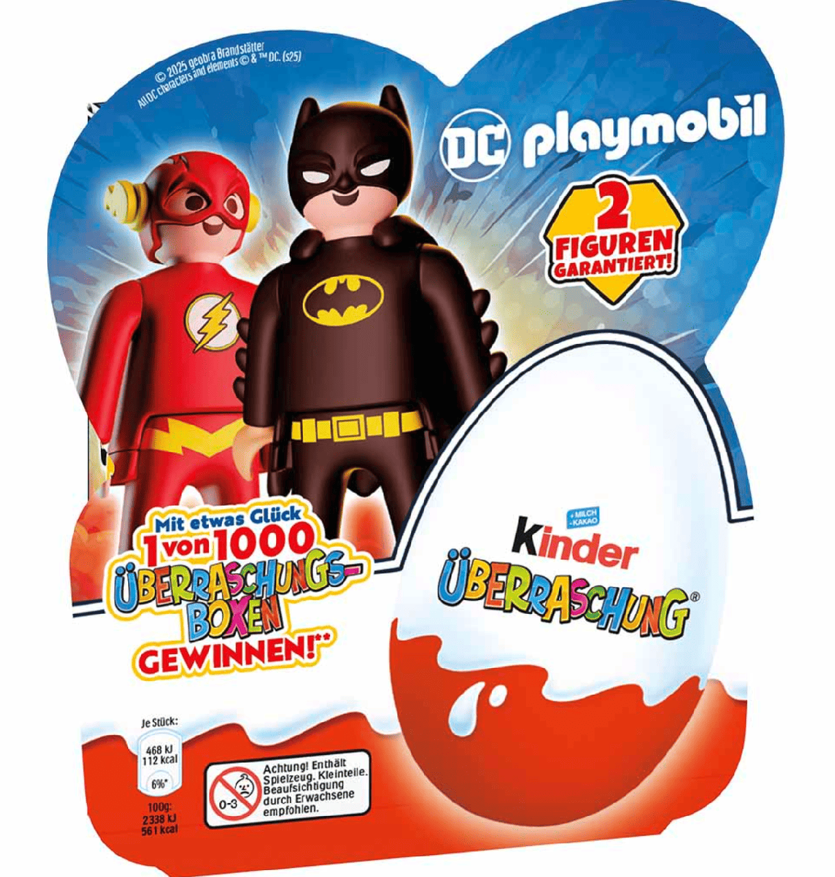 Шоколадні яйця Kinder Surprise DC Playmobil 4 шт х 20г, ціна: 499 ...