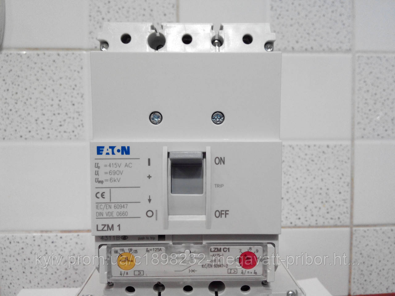 Купить Выключатель EATON LZM1 125 A, цена 2300 грн — Prom.ua (ID#32400336)