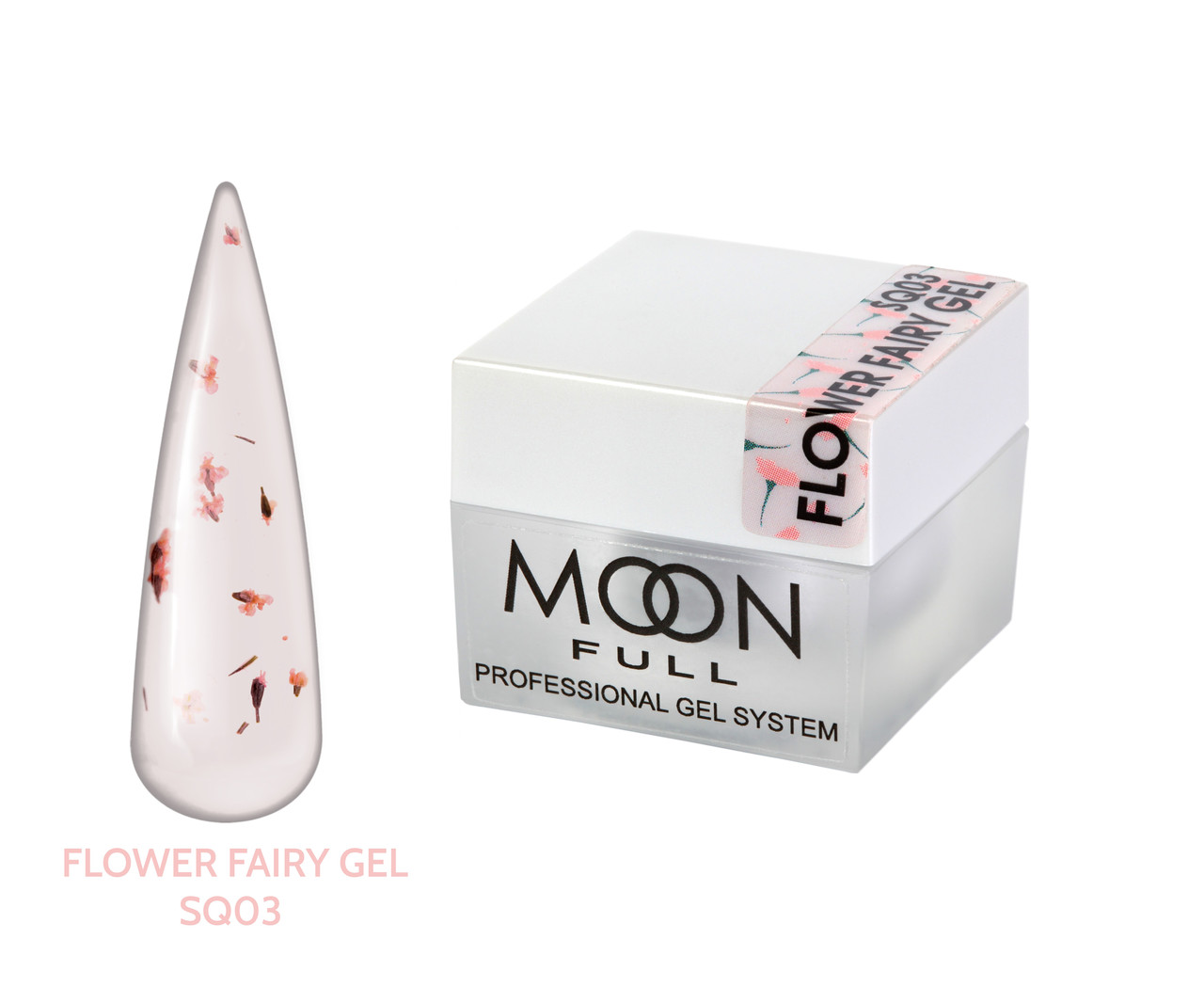 Купить Гель для дизайна ногтей MOON FULL Flower Fairy Gel №SQ03, 5 мл в ...