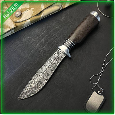 Armo Мисливський ніж 30см Air Gen з чохлом сталь 440С для полювання та туристичних походів ...