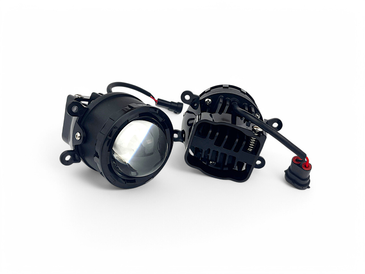 Двухрежимные LED линзы ПТФ T2190 Opel Corsa D OPC 2007-2014г 100W 3000К ...