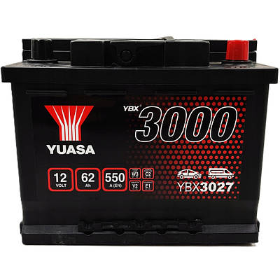 Аккумулятор Yuasa YBX3000 SMF 12В 72Ач 630А(EN) R+ Yuasa YBX3030, цена ...