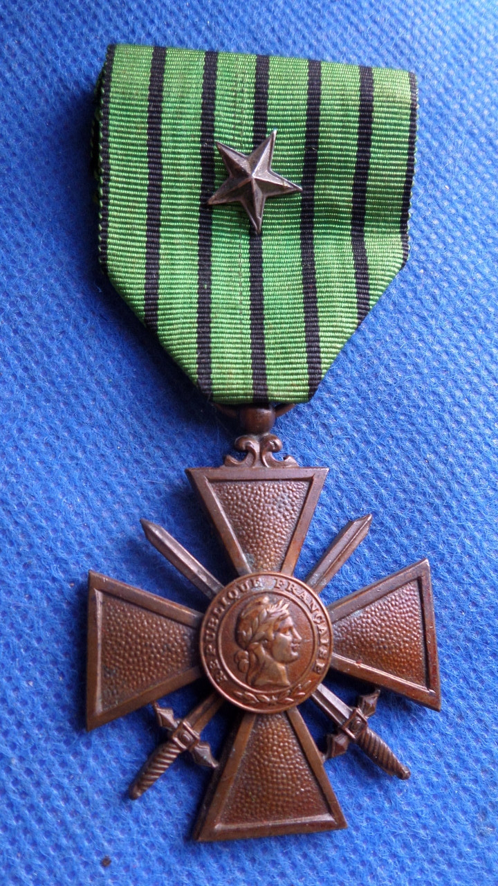 Франція Військовий Хрест за Військові Заслуги 1939-1940 Р. №706 1380 ...