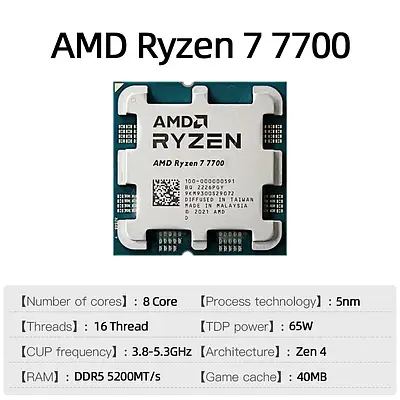 Процесор AMD Ryzen 7 1700 3.0-3.8 GHz AM4, 65W Б/В, ціна: 1950 ...