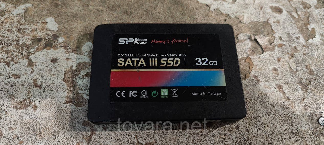 Жорсткий диск Вінчестер SSD 32 Gb / Гб Silicon Power Velox V55 2.5" SATA3 No 24120317/2: продаж ...