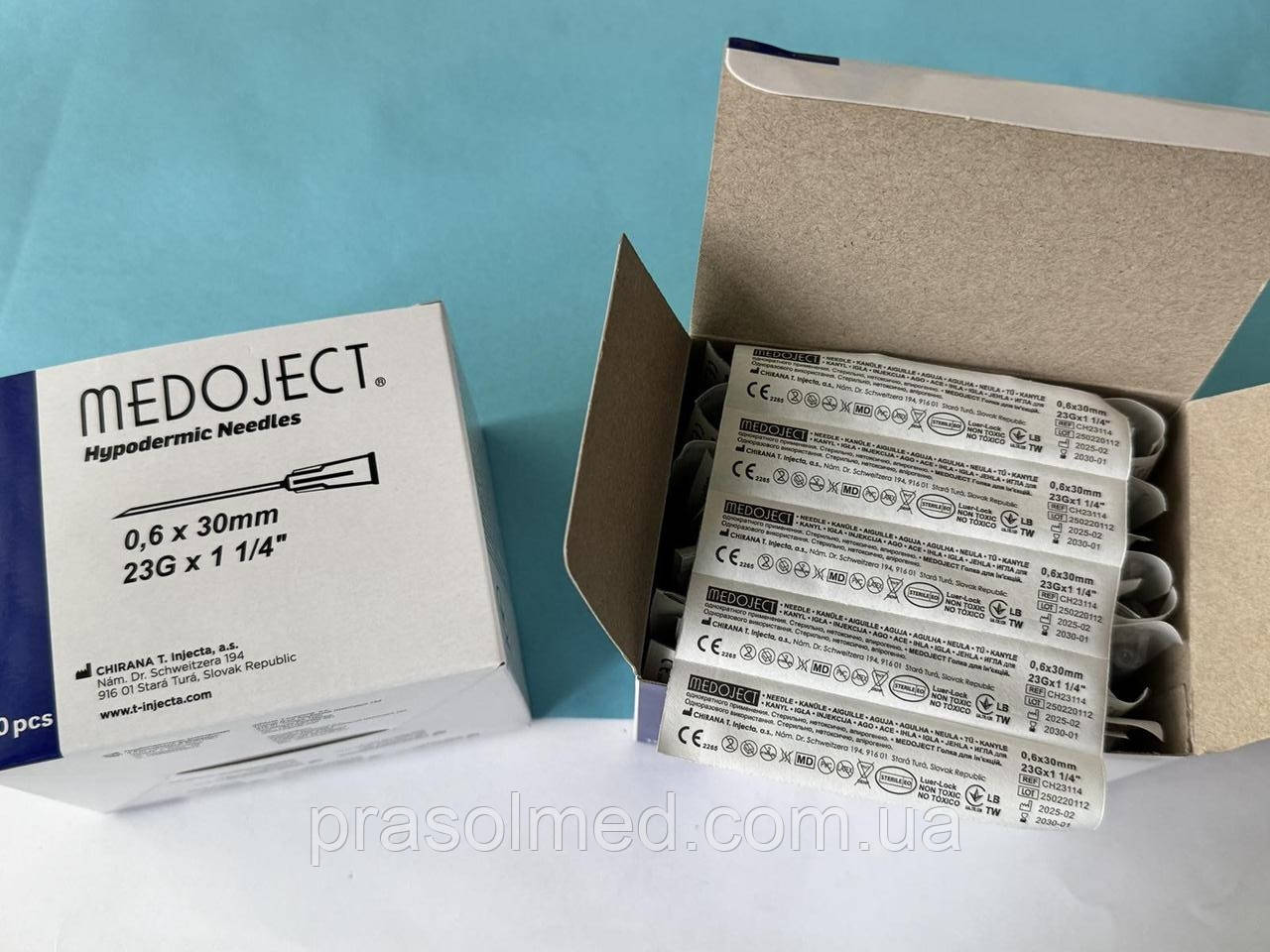 ≡ Голка для ін'єкцій,одноразова,стерильна 0.6 х 30мм (23G х 1 1\4 ...