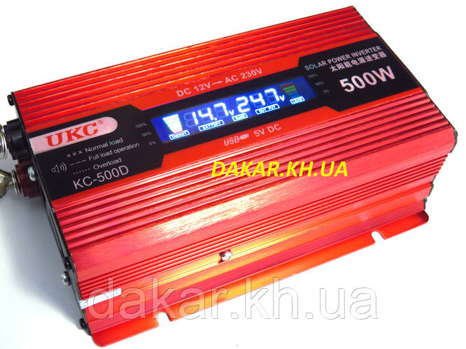 Купить 12V в 220V 500W UKC KC 500D с LCD дисплеем преобразователь напряжения 12В - 220В 500Вт ...