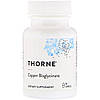 Мідь (Бісгліцинат), Copper Bisglycinate, Thorne Research, 60 Капсул ...