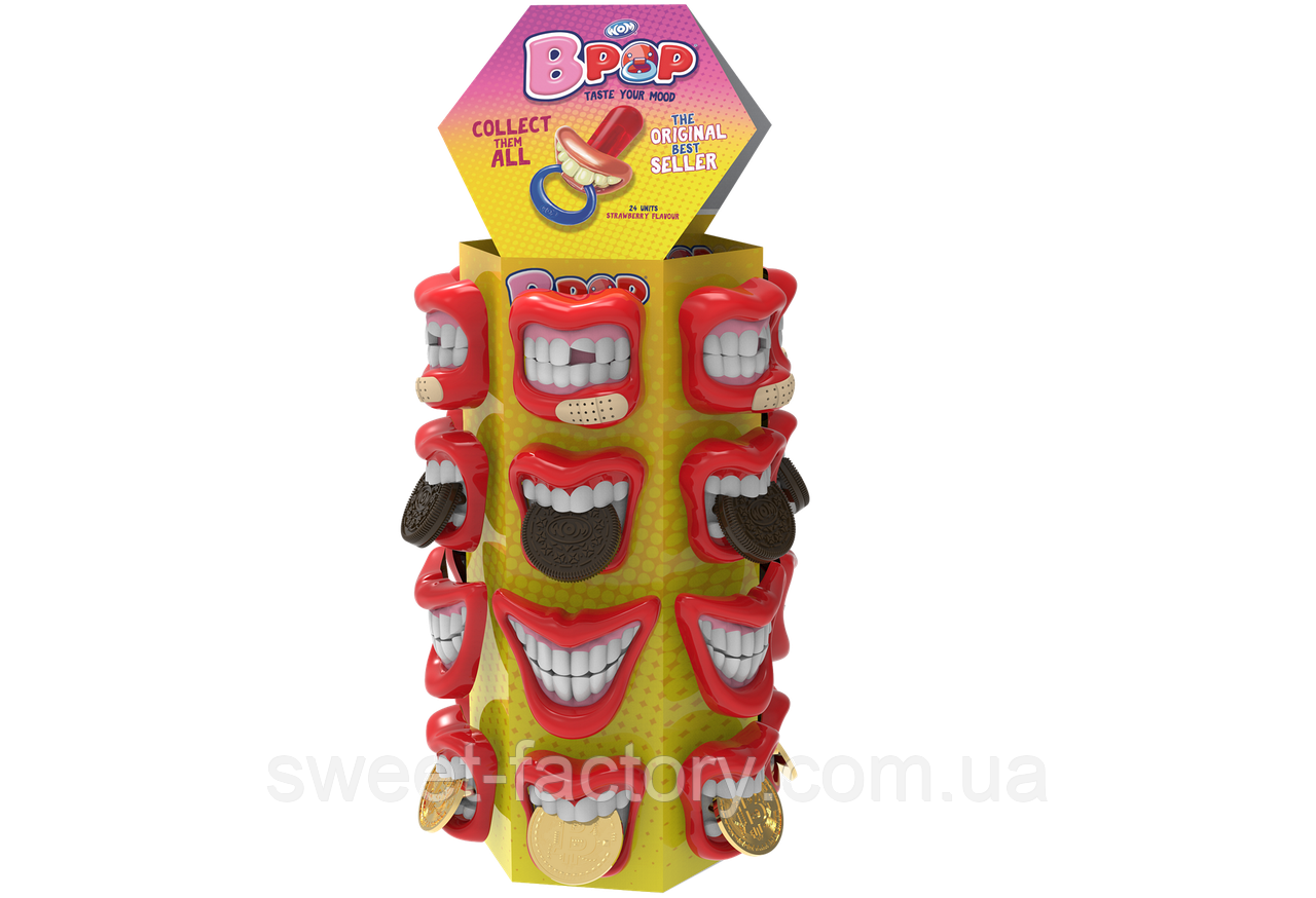 Льодяник Bpop Lips Candy Печиво 24g 104 ₴ — Купити на BIGL.UA ᐉ Ціна ...