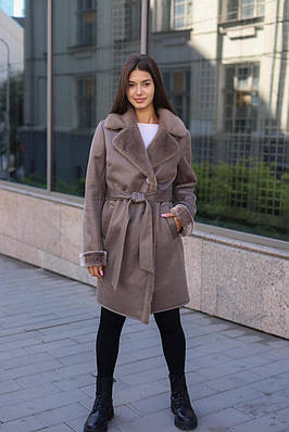 Зимова куртка-дублянка жіноча Mishele 44, 46, 48, 50, 52, 54, ціна: 5795 ₴, купити на Prom.ua