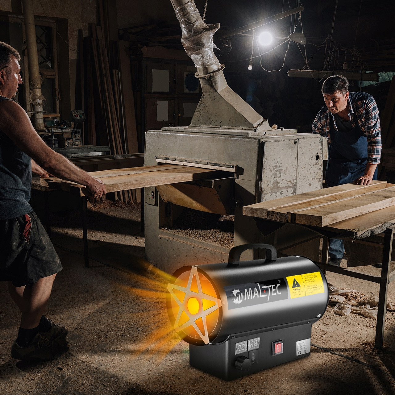 PR- Газова гармата обігрівач Craft Power pls з вентилятором Maltec 25 ...