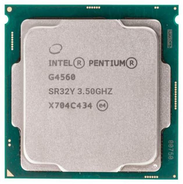 Процессор Intel Pentium G4560 3.5GHz(3MB,Kaby Lake,54W,S1151)Tray(CM8067702867064)+ кулер, цена ...